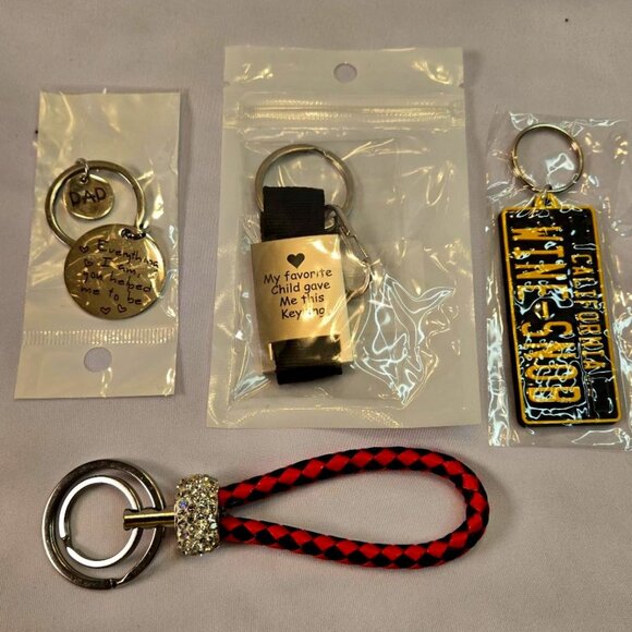 Accessories | 4 Key Ringschains | Poshmark